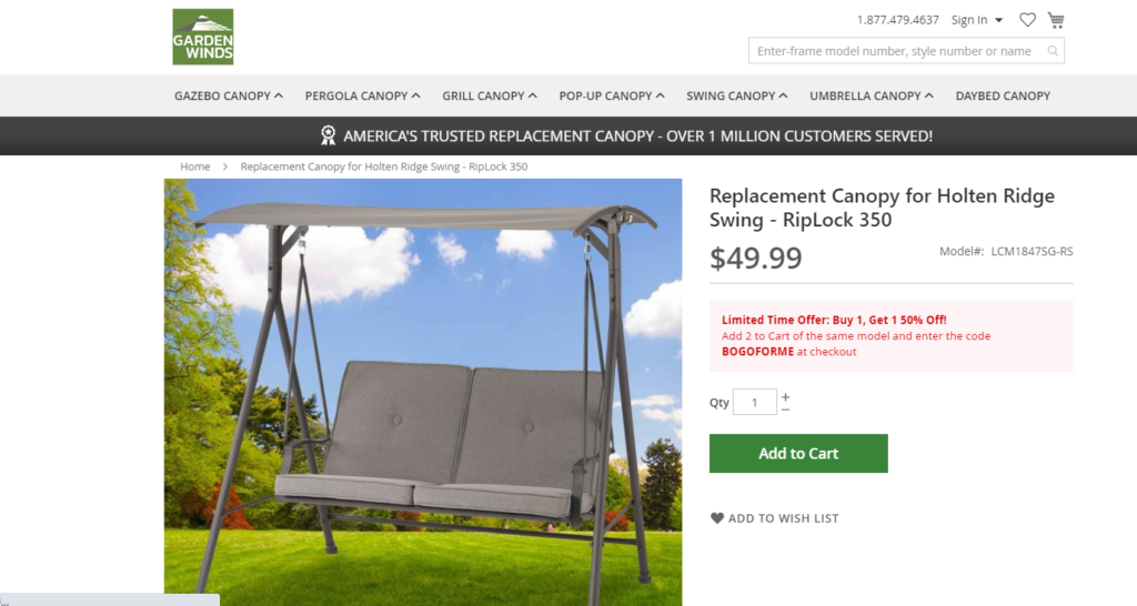 Holten Ridge Swing Spare Parts - Timyrimy